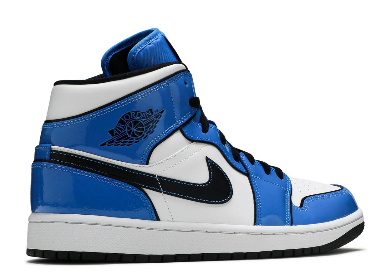 Air Jordan 1 Mid Signal Blue – Marché de Clignancourt